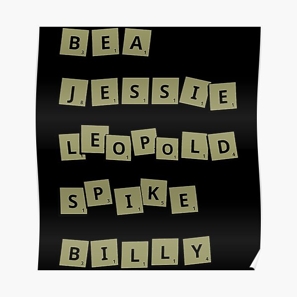 "Retro Vintage The Irregulars- Bea- Jessie- Leopold- Spike- Billy ...