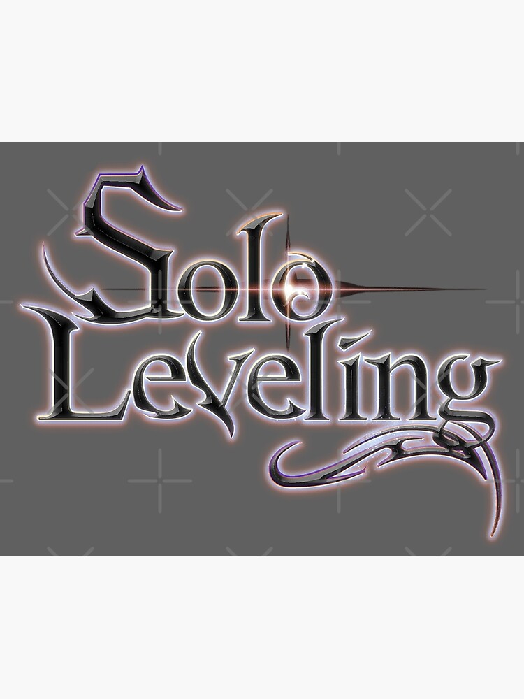 "Sung Jin-Woo logo plain | Solo Leveling | " Poster by AnimeForever771 ...