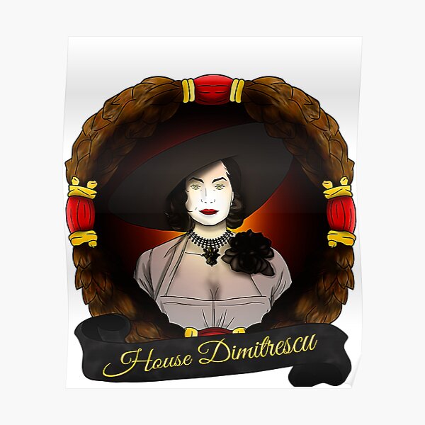 "Lady Dimitrescu" Poster by dimitrescu269 | Redbubble