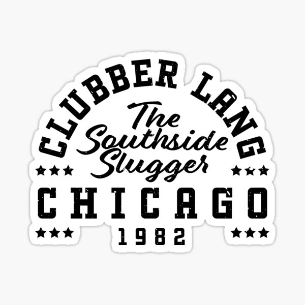 "Clubber Lang Southside Slugger Black" Sticker for Sale by ArtByMRF ...
