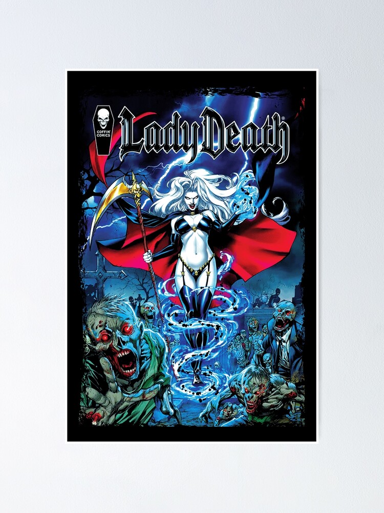 "Lady Death" Poster von qyasbahya | Redbubble