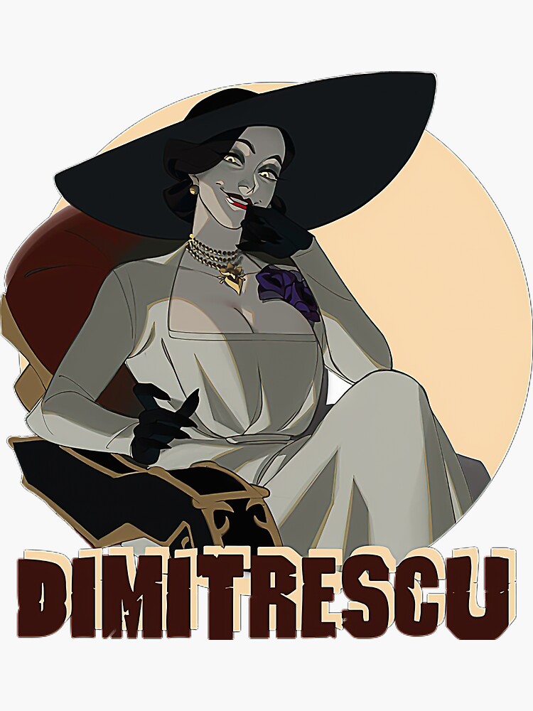 "Lady Dimitrescu" Sticker by dimitrescu269 | Redbubble