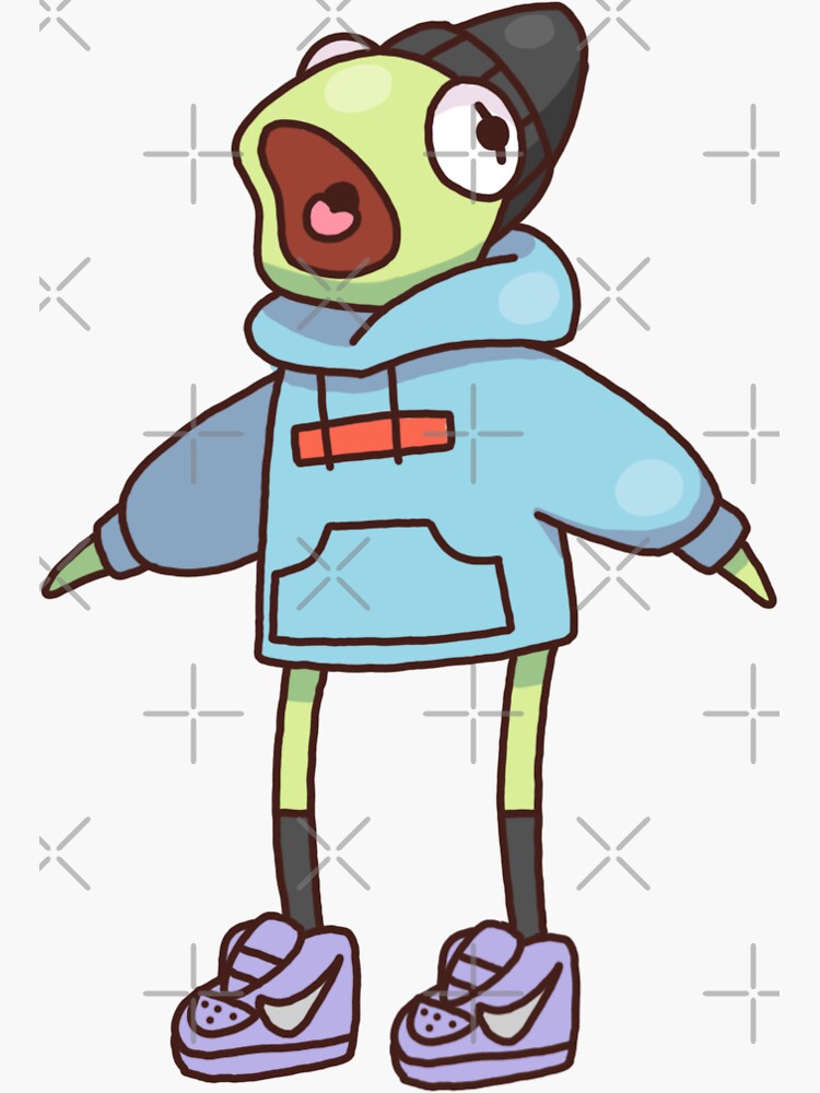 "Kermit drip" Sticker for Sale by wigglytuff-main | Redbubble