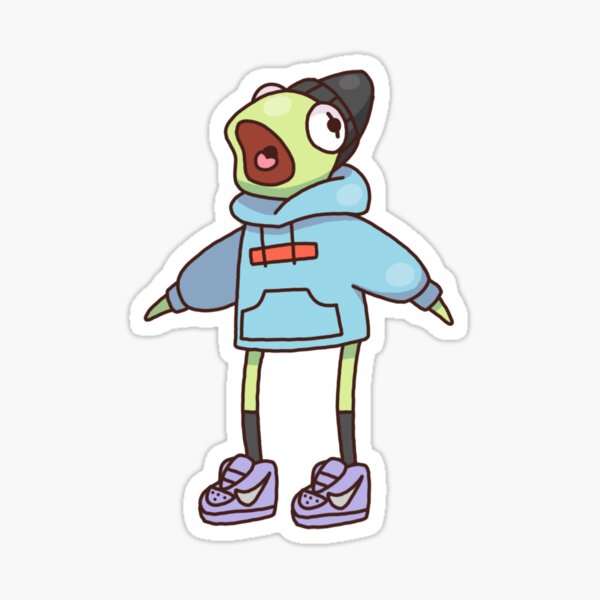 "Kermit drip" Sticker for Sale by wigglytuff-main | Redbubble