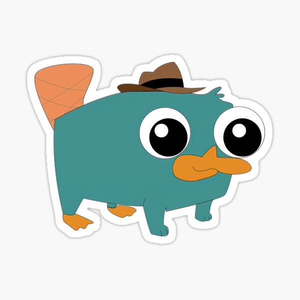 "Perry The Platypus Kids " Sticker by tholeabalone | Redbubble