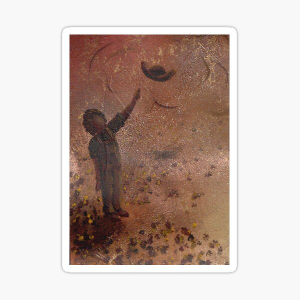 "Headless Hat by 'Donna Williams'" Sticker by 1210donna | Redbubble