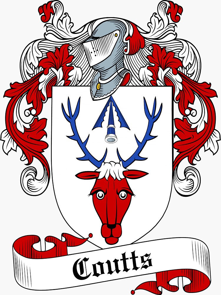 "Coutts " Sticker by HaroldHeraldry | Redbubble