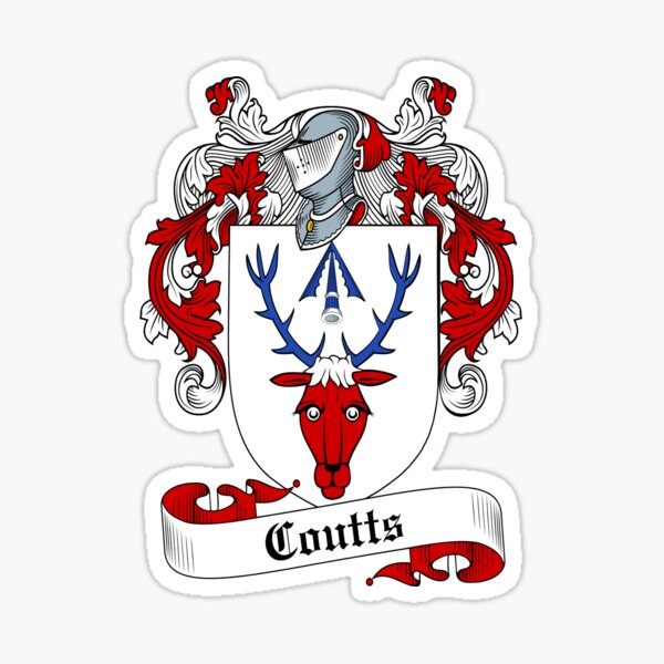 "Coutts " Sticker by HaroldHeraldry | Redbubble