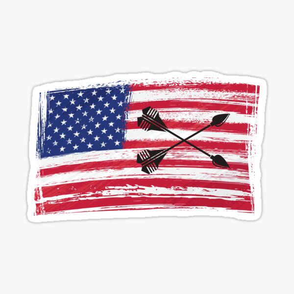 "United States Flag with Arrows" Sticker for Sale by Crafty-Mornings ...