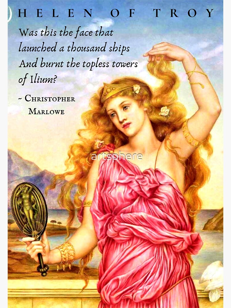 "Helen of Troy" Sticker for Sale by artsphere | Redbubble
