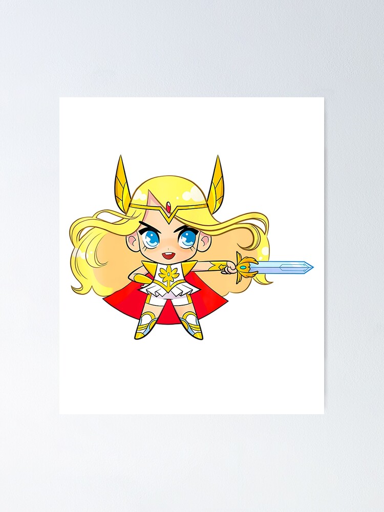 "Funny Animation DreamWorks She-Ra Chibi Character" Poster by Mugua ...