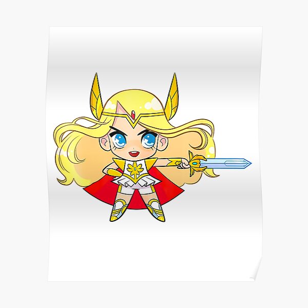 "Funny Animation DreamWorks She-Ra Chibi Character" Poster by Mugua ...