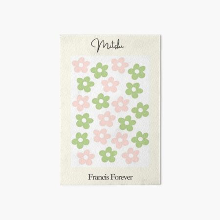 "mitski francis forever retro flower poster" Art Board Print by ...
