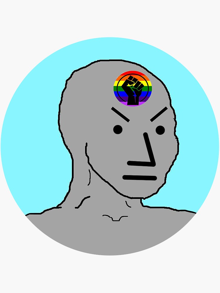 "Angry NPC Noises" Sticker by DeeJayGeeJay | Redbubble