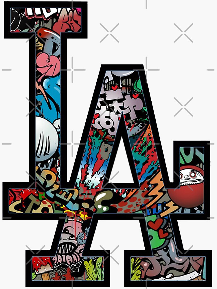 "Los Angeles Graffiti" Sticker for Sale by Sitimur369 | Redbubble