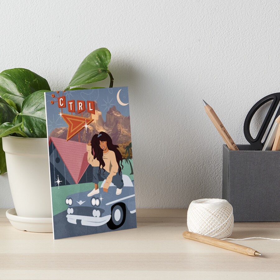 "Cartoon Sza Poster " Art Board Print by moldyoasa | Redbubble