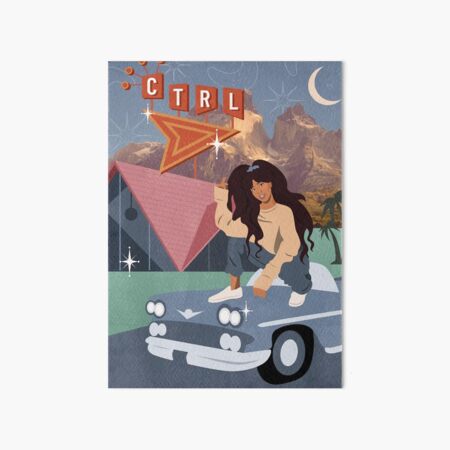"Cartoon Sza Poster " Art Board Print by moldyoasa | Redbubble