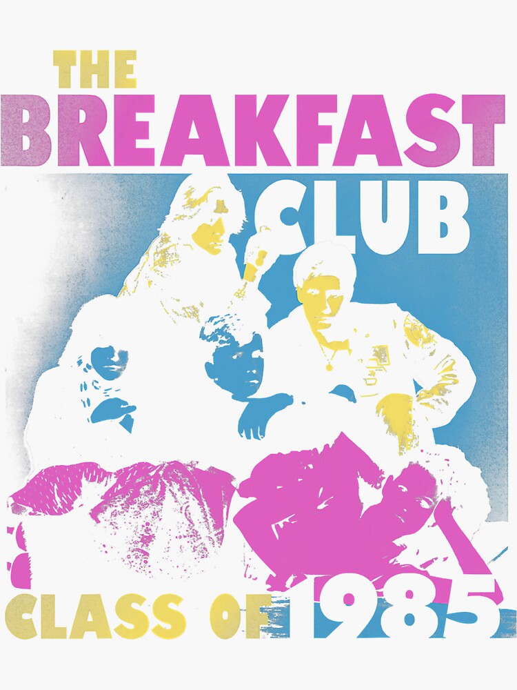 " Class Of '85 Stencil Portrait Graphic " Sticker for Sale by ...