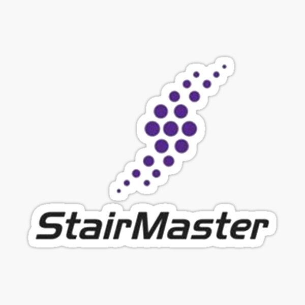 "stairmaster" Sticker for Sale by taylore165 | Redbubble