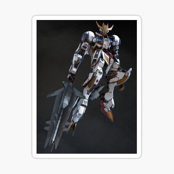 "Gundam Barbatos Lupus Rex_015" Sticker for Sale by davelynham | Redbubble