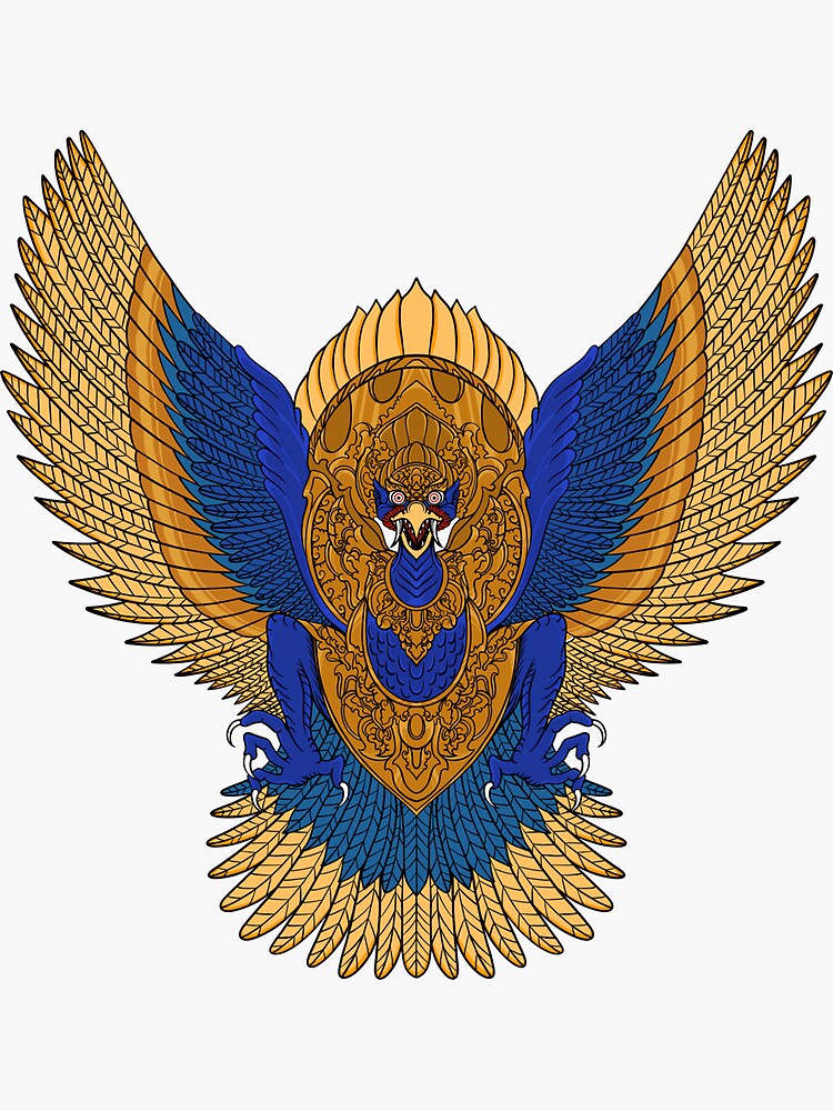 "GARUDA" Sticker for Sale by atom1 | Redbubble