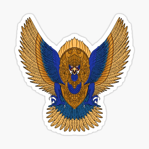 "GARUDA" Sticker for Sale by atom1 | Redbubble