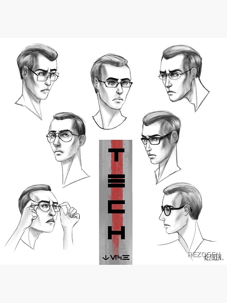 "The Bad Batch Tech: Glasses Variants" Poster for Sale by REZOGEN ...