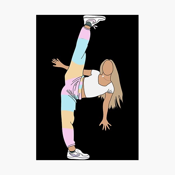 "Addison Rae Drawing" Photographic Print by WinifredXavia | Redbubble