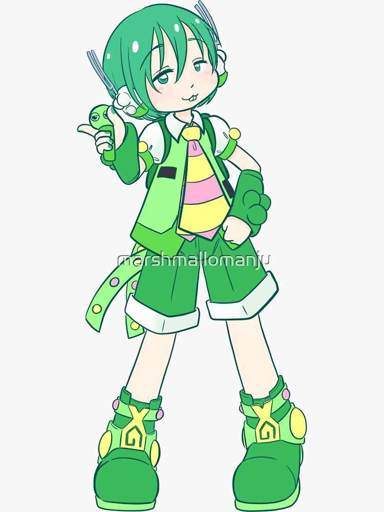 "Gachapoid" Sticker for Sale by marshmallomanju | Redbubble