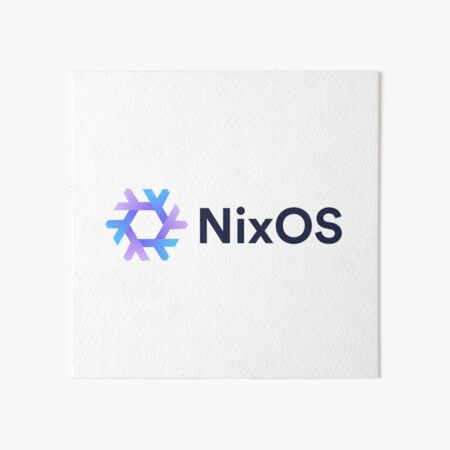 "BEST SELLING - NixOS Logo " Art Board Print by LaCarlaWorks | Redbubble