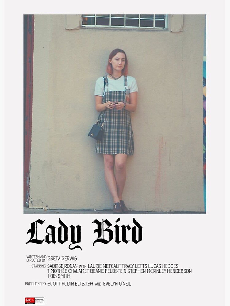"Lady Bird Movie Poster" Sticker for Sale by edwardostruat | Redbubble