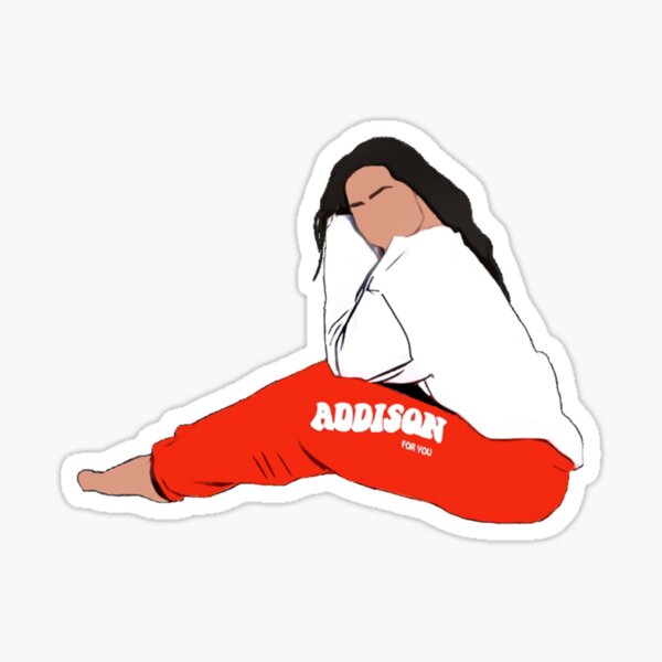 "Addison rae drawing" Sticker for Sale by WinifredXavia | Redbubble