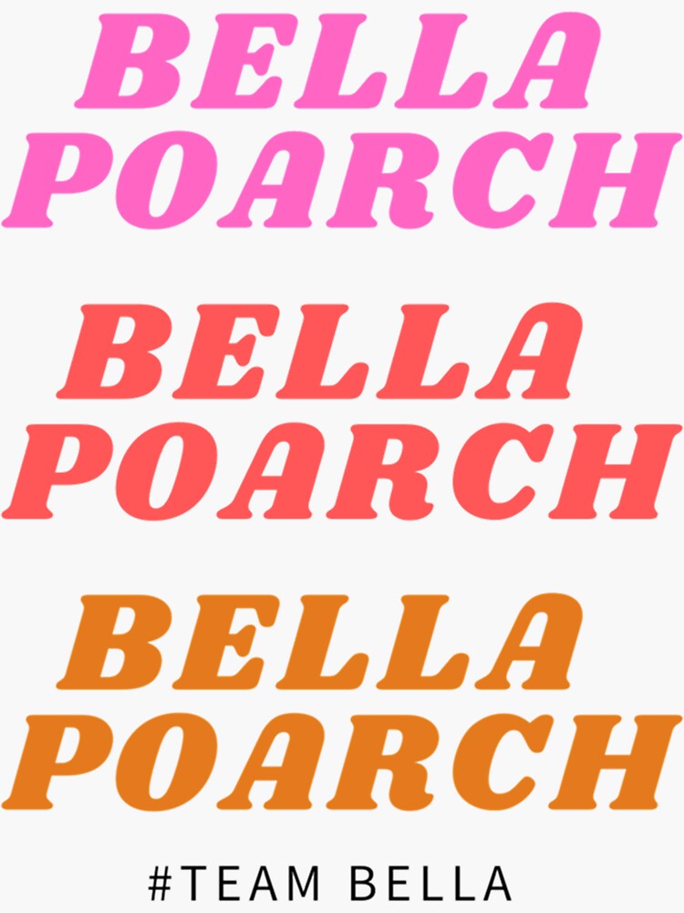"Bella Poarch " Sticker for Sale by WinifredXavia | Redbubble