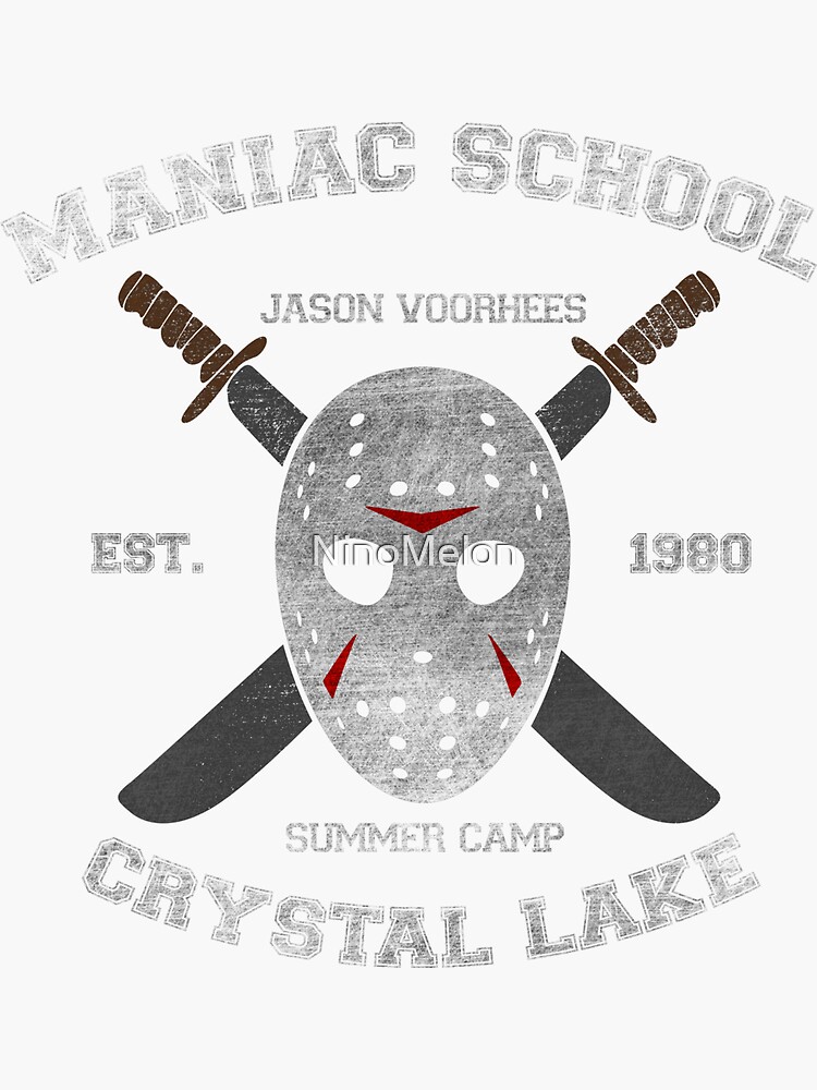 "Maniac School" Sticker for Sale by NinoMelon | Redbubble