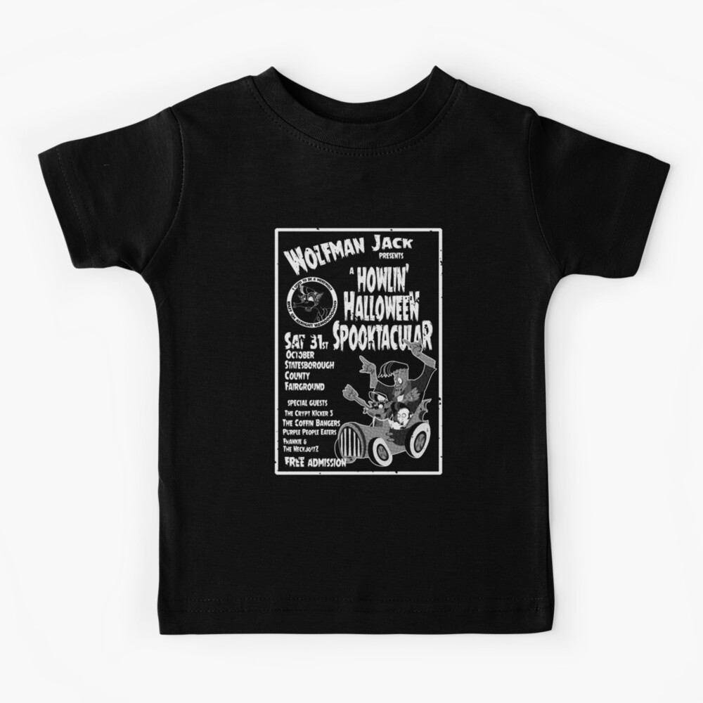 "Rockabilly Psychobilly Halloween Spooktacular" Kids T-Shirt for Sale ...