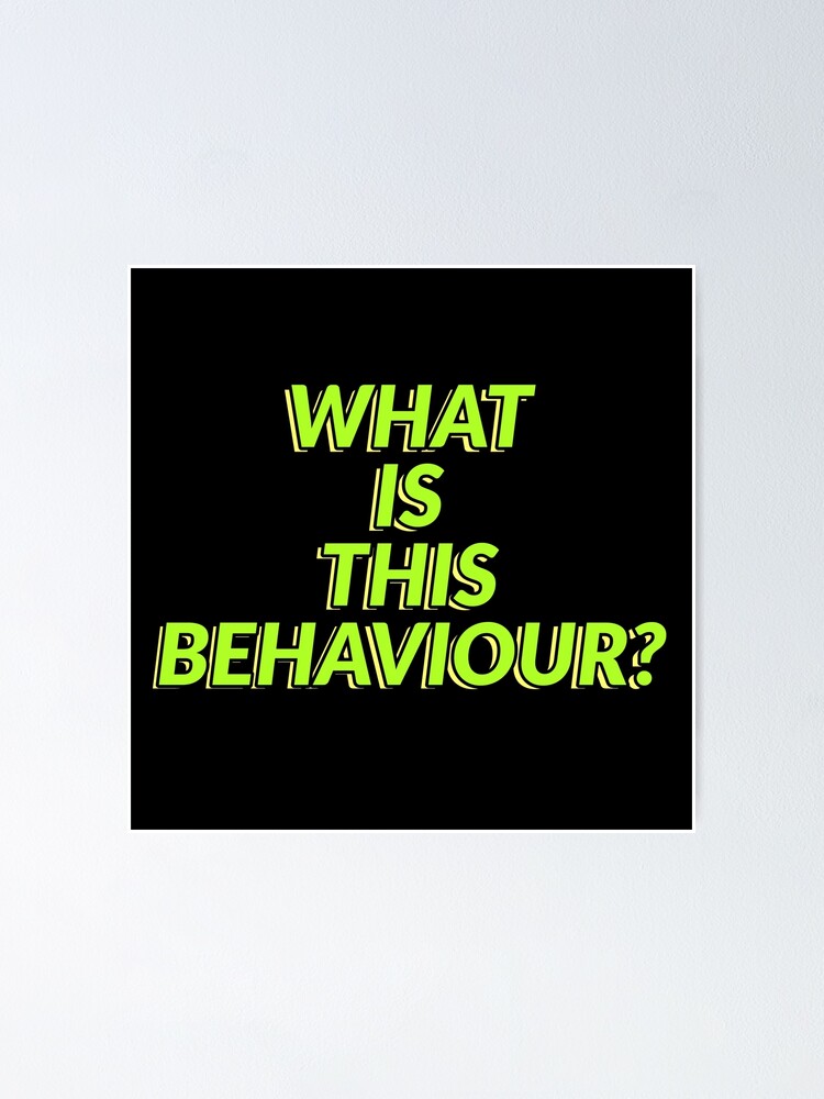 "Pooja What Is This Behaviour | Funny Urdu/Hindi Meme" Poster by ...