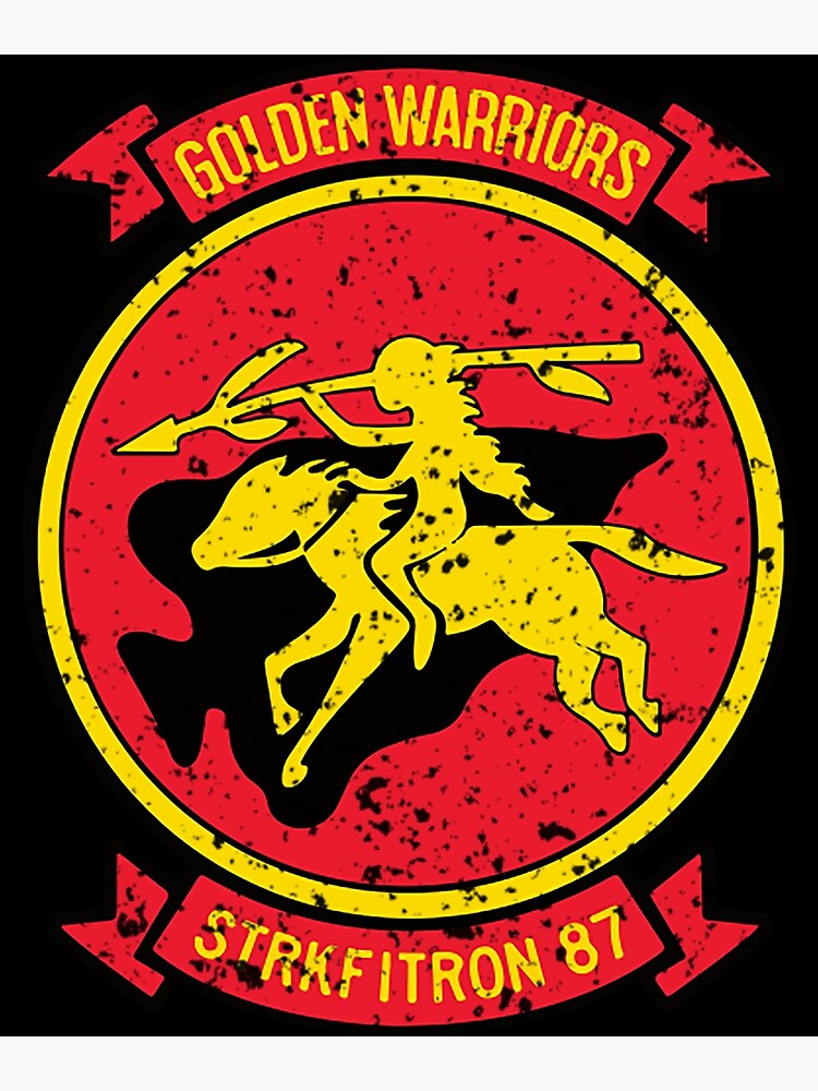 "Strike Fighter Squadron 87 - VFA-87 - Golden Warriors" Art Print for ...