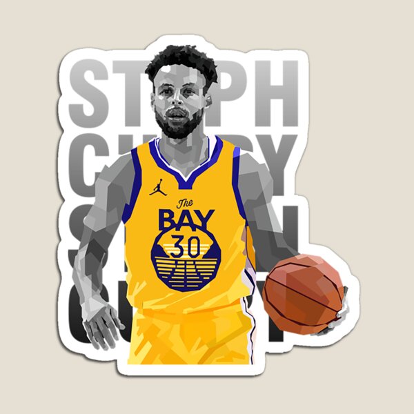 "Stephen Curry WPAP" Magnet for Sale by razgrafik | Redbubble
