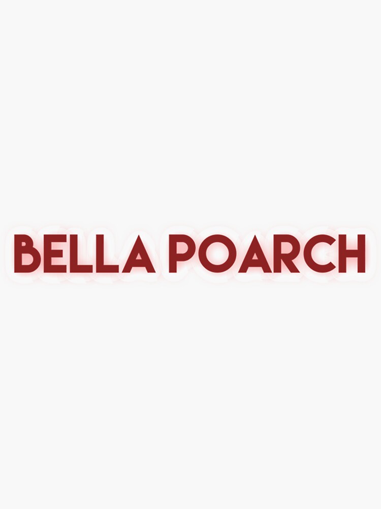 "Bella Poarch tiktok " Sticker for Sale by WinifredXavia | Redbubble