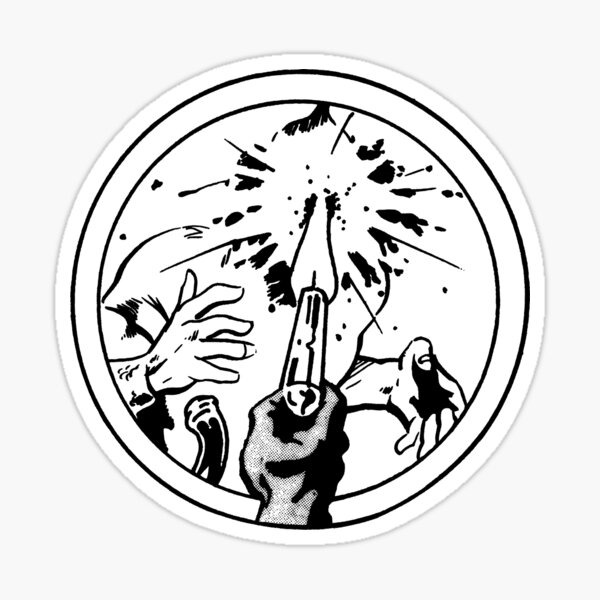 "to the face" Sticker for Sale by Megatrip | Redbubble