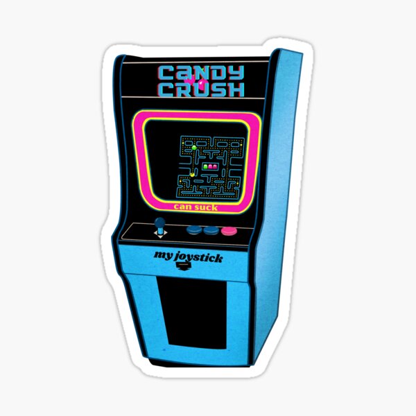 "Candy crush can s.. my joystick" Sticker for Sale by saradoesthings ...