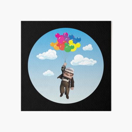 "Carl balloon Up" Art Board Print by slvdesign | Redbubble