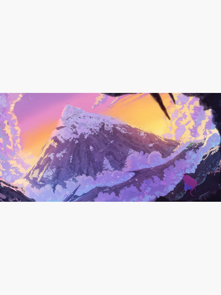 "Celeste Game - Mountain" Sticker for Sale by Dumaphuc | Redbubble