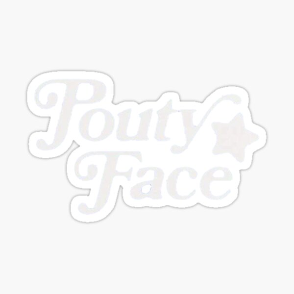 "Pouty Face- Addison Rae" Sticker for Sale by WinstonFrasera | Redbubble