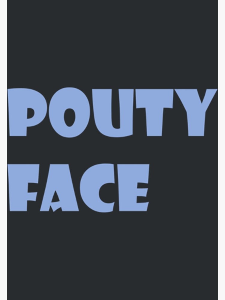 "pouty face by addison rae" Poster for Sale by WinstonFrasera | Redbubble