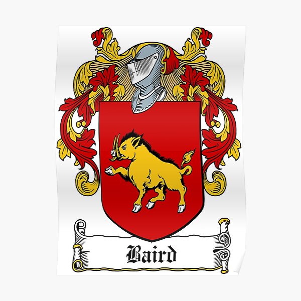 "Baird " Poster by HaroldHeraldry | Redbubble
