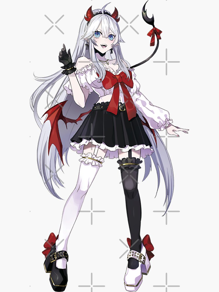 "Veibae Ganzkörper Silvervale Vshojo vtuber" Sticker von Elijah5455 ...