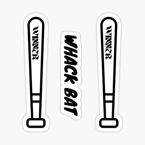 "Whack Bat - Winner Exclusive" Sticker for Sale by nexgenart | Redbubble