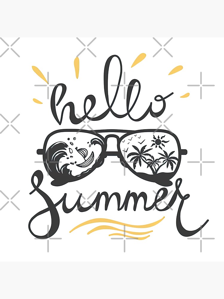 Póster «Hola Sunshine, Hola Sunshine Design. Hola sol niños dibujados a ...