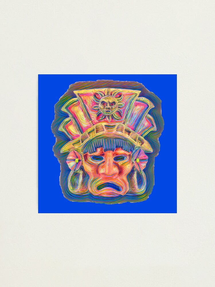 "Aztekischer Priester des Gottes Huitzilopochtli_4" Fotodruck von ...